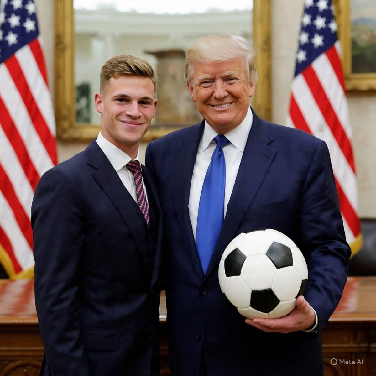 Historischer Auftritt im Weißen Haus: Joshua Kimmich wird von Donald ...