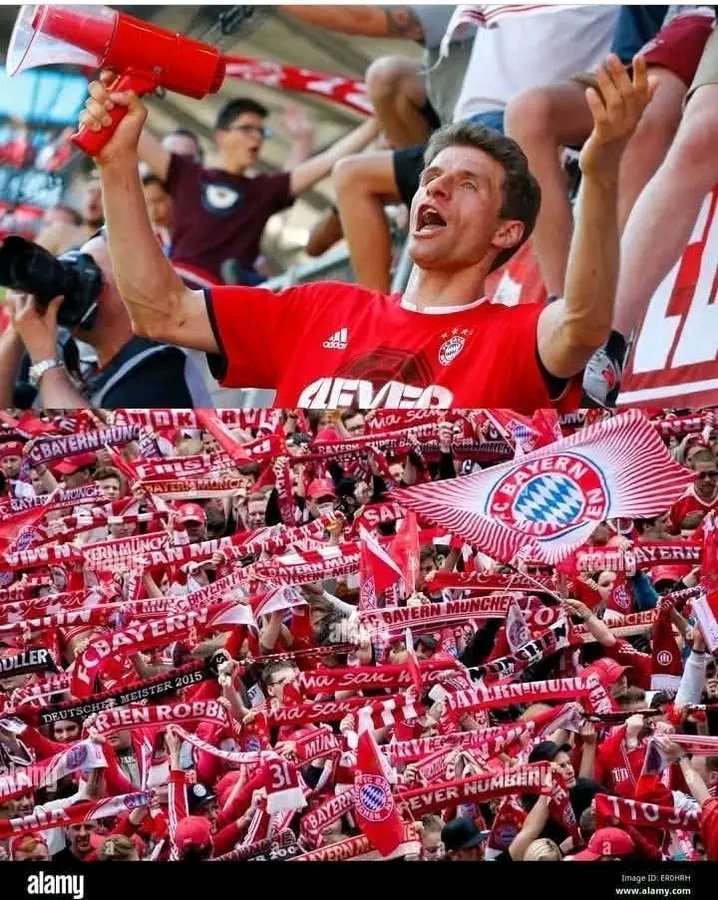 Europa steht still! Die Südkurve hat die Allianz Arena in ein ...