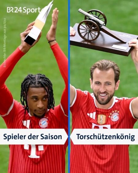 Ehre, wem sie gebührt: Michael Olise und Harry Kane wurden nach dem ...